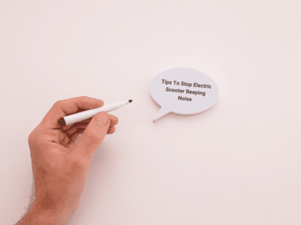 How To Stop My Electric Scooter Beeping Noise?